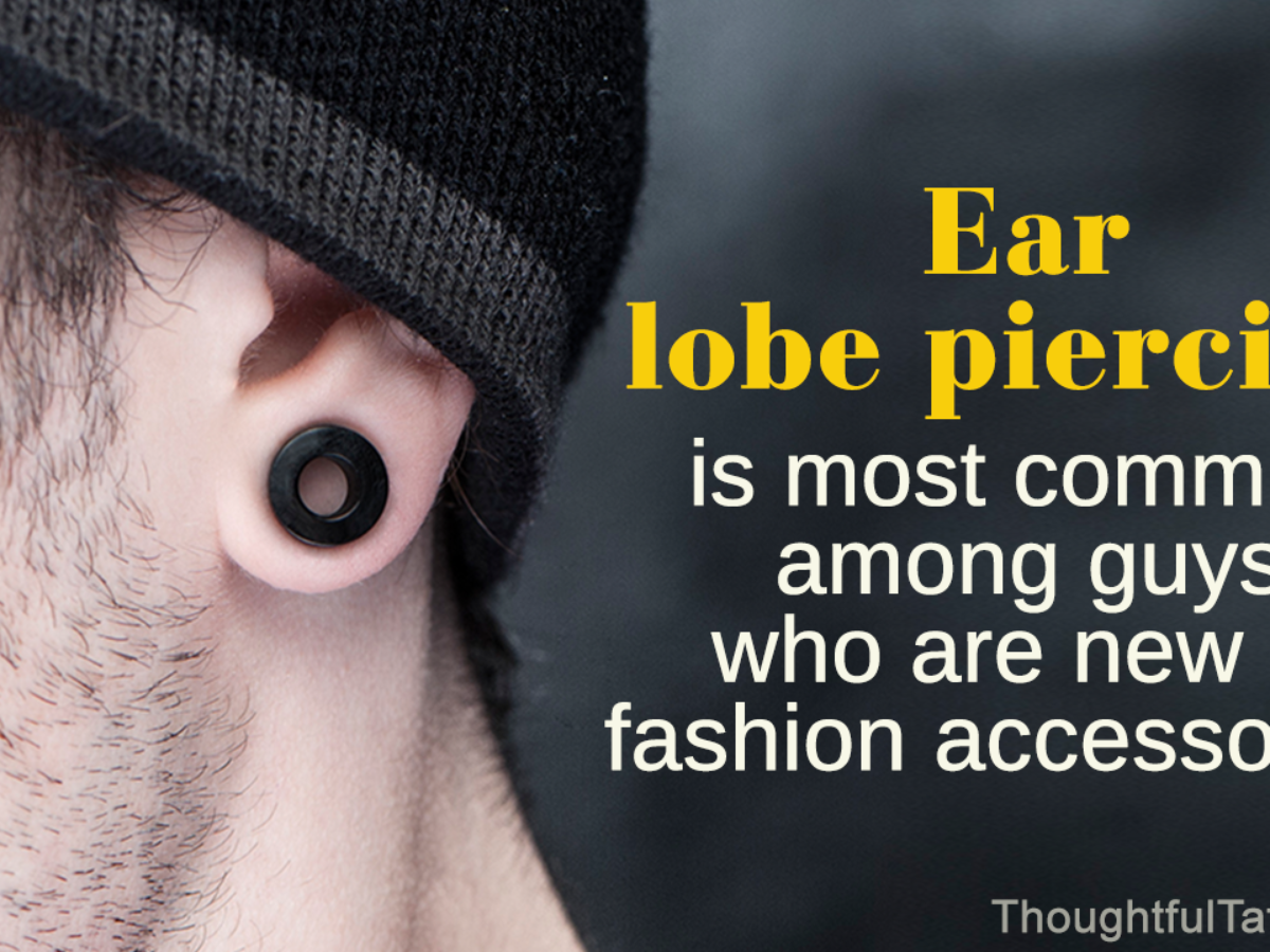 Ear Piercings Types For Men